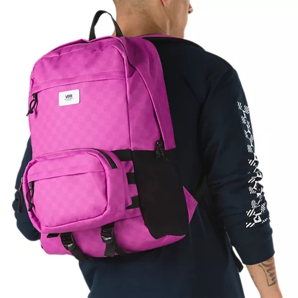 Vans | Bags | Vans 3in Pink Laptop Backpack Fanny Pack | Poshmark